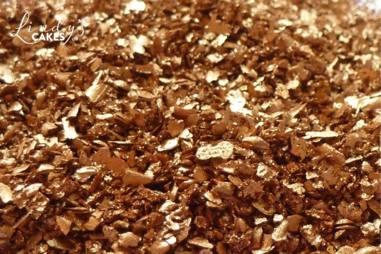 Making metallic edible glitter - a recipe by Lindy Smith