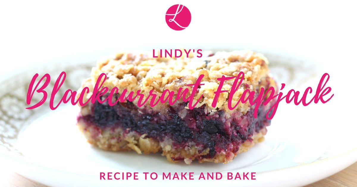 Recipe for Moist and Delicious Blackcurrant Flapjack Squares