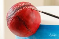 Cricket celebration cake - a look at the design process by Lindy Smith